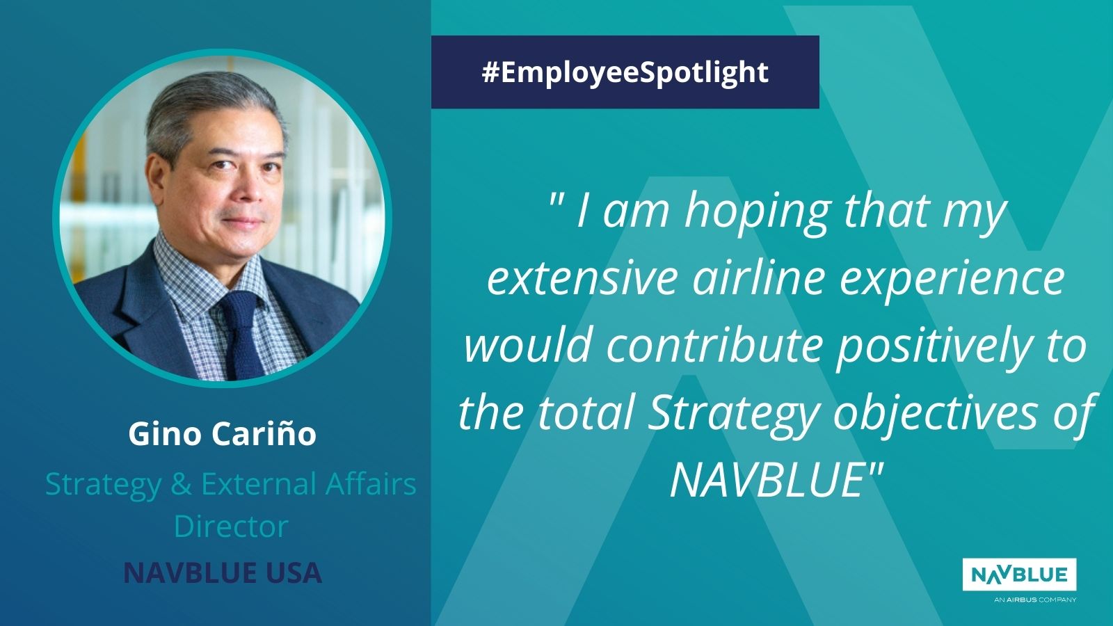NAVBLUE Employee Spotlight: Gino Cariño - NAVBLUE