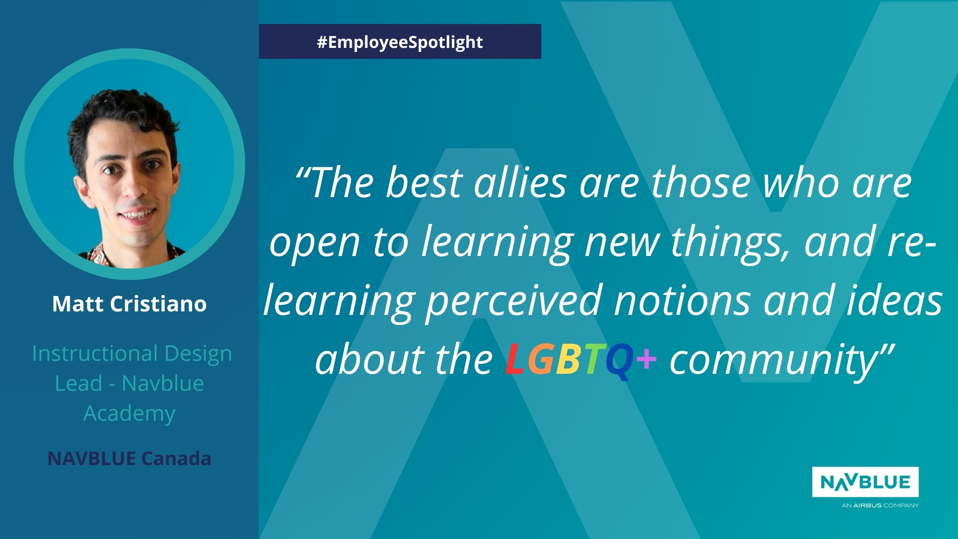 NAVBLUE Employee Spotlight: Matt Cristiano - NAVBLUE